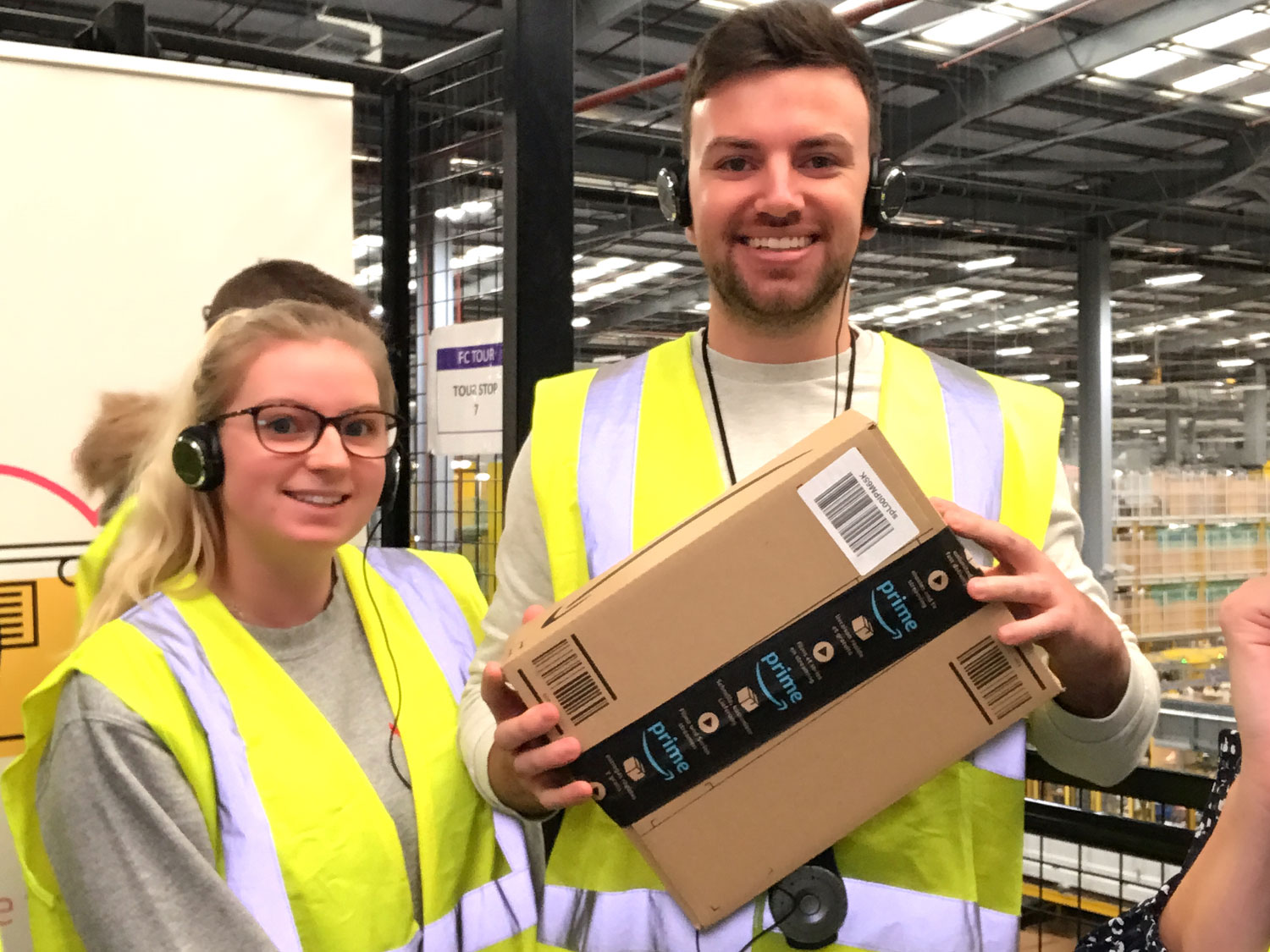 Team members visit Amazon - Metro